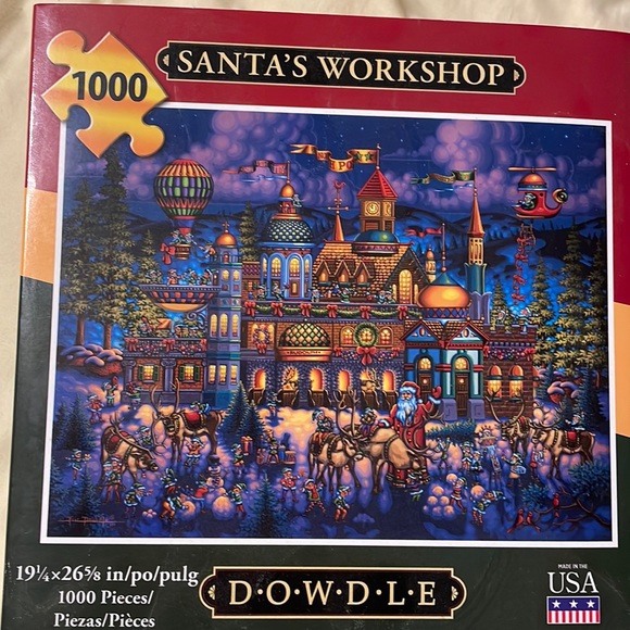 Toys | Dowdle 100 Pc Santas Workshop Puzzle | Poshmark